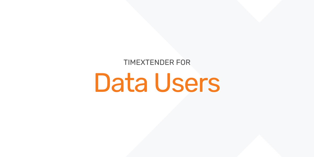 Timextender for Data Users